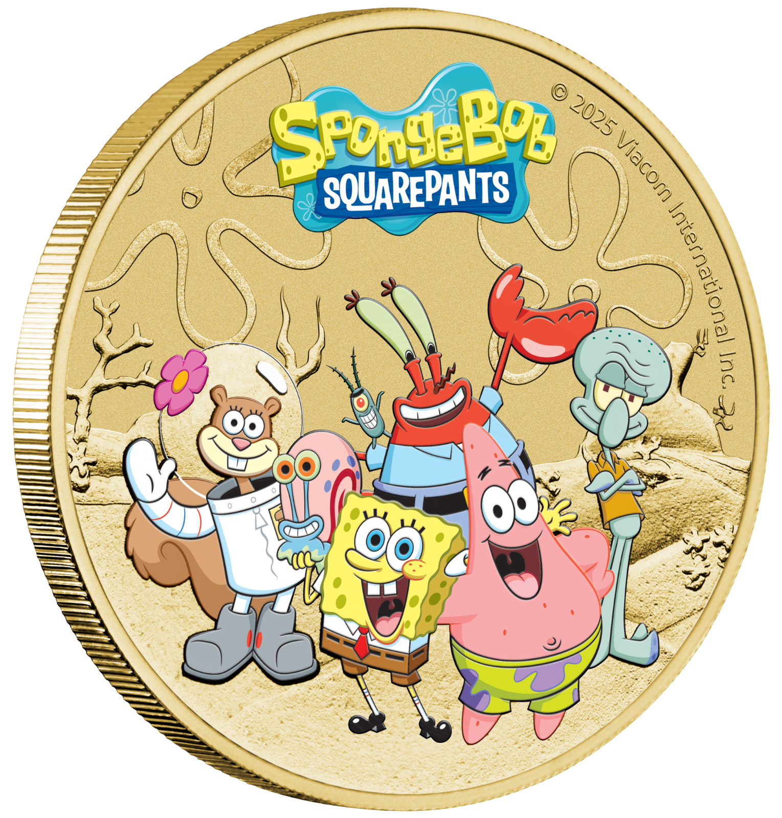 2025 PERTH MINT’S SpongeBob & Friends SQUAREPANTS $1 COIN 7.5k mintage ...