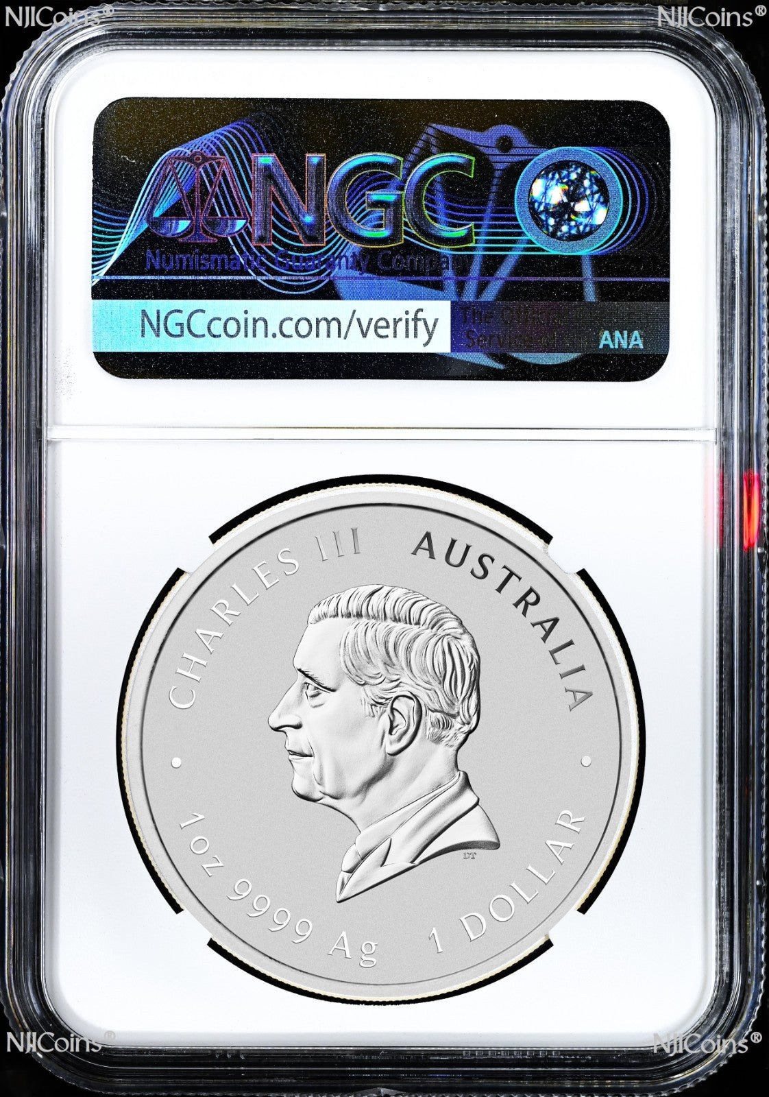 2026 Australia GILDED Silver Lunar Year of the HORSE NGC MS 69 1oz Coi ...