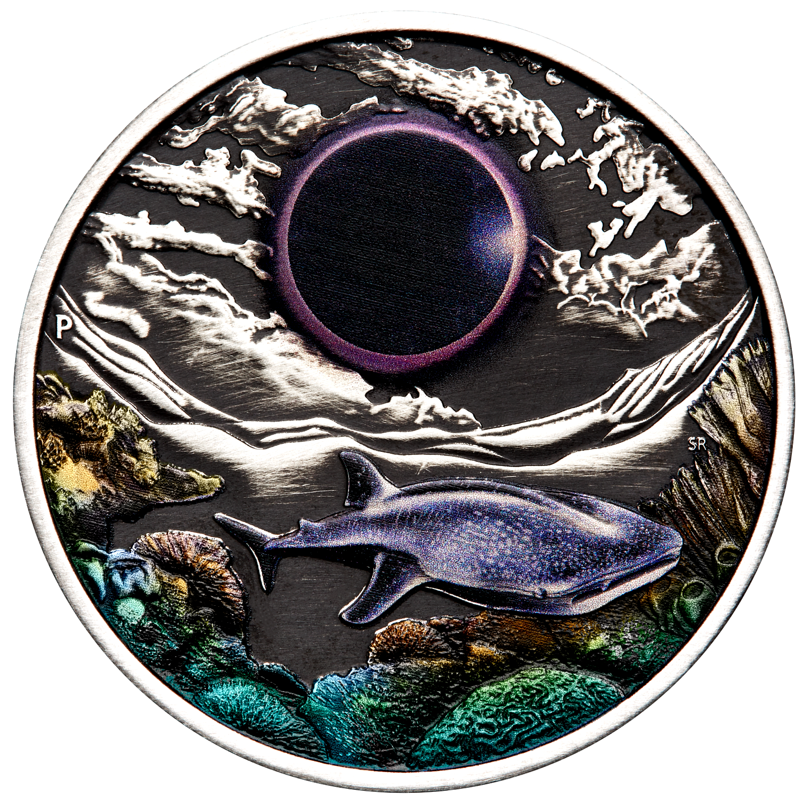 2023 Ningaloo Eclipse 2oz .9999 Silver Antiqued Colored $2 Coin – NJICoins