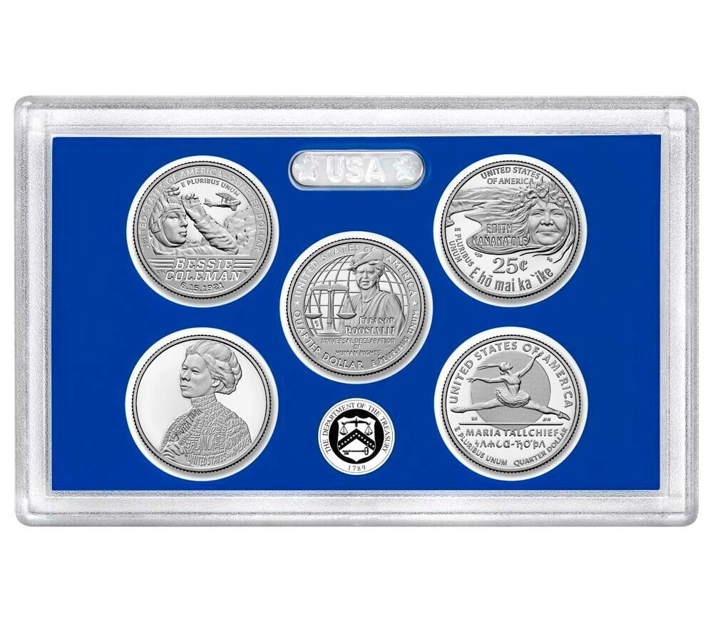 2023 S American Women Quarters AWQ clad Set w/o coa from US Mint 23WP ...